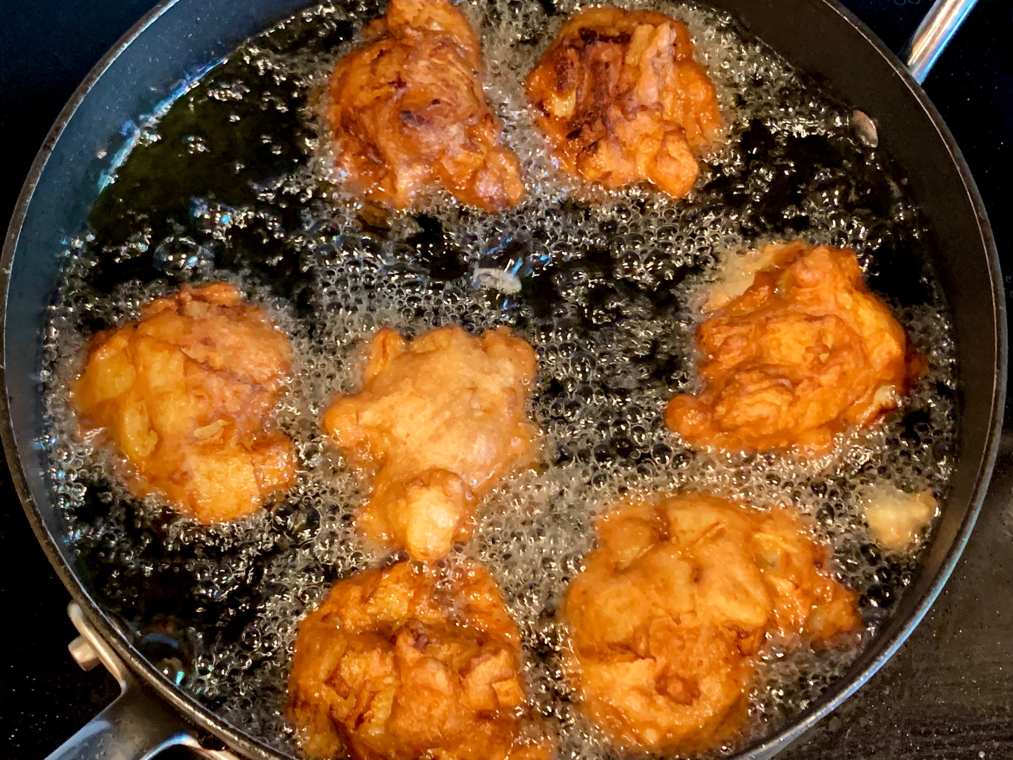 Deep Fried Apple Fritters - Eating Gluten and Dairy Free