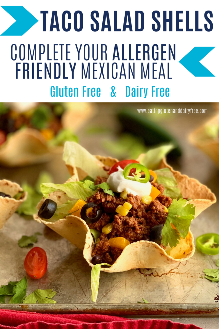 Taco Salad Shells - Eating Gluten and Dairy Free