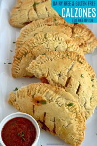 Homemade Calzones - Eating Gluten and Dairy Free