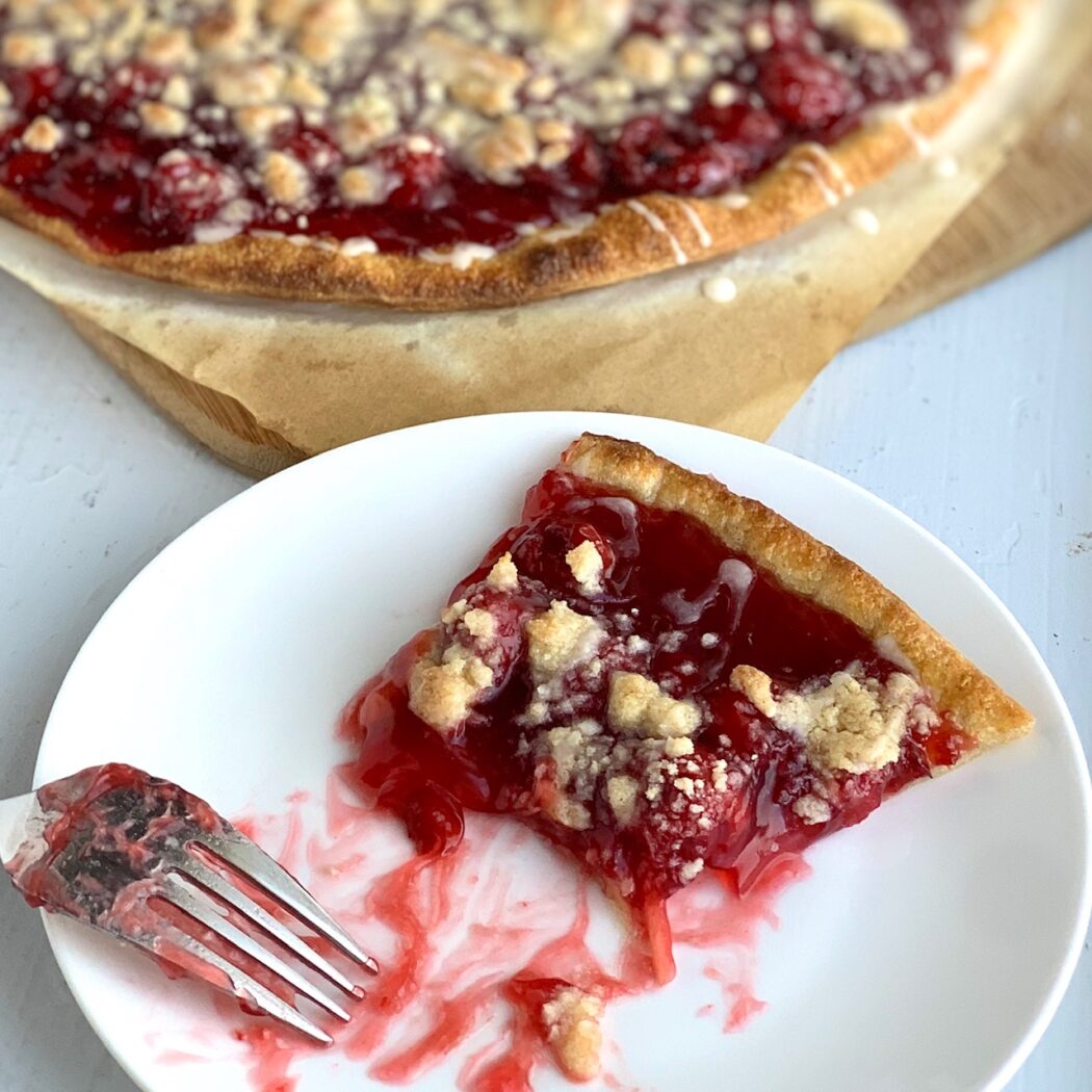 Cherry Dessert Pizza