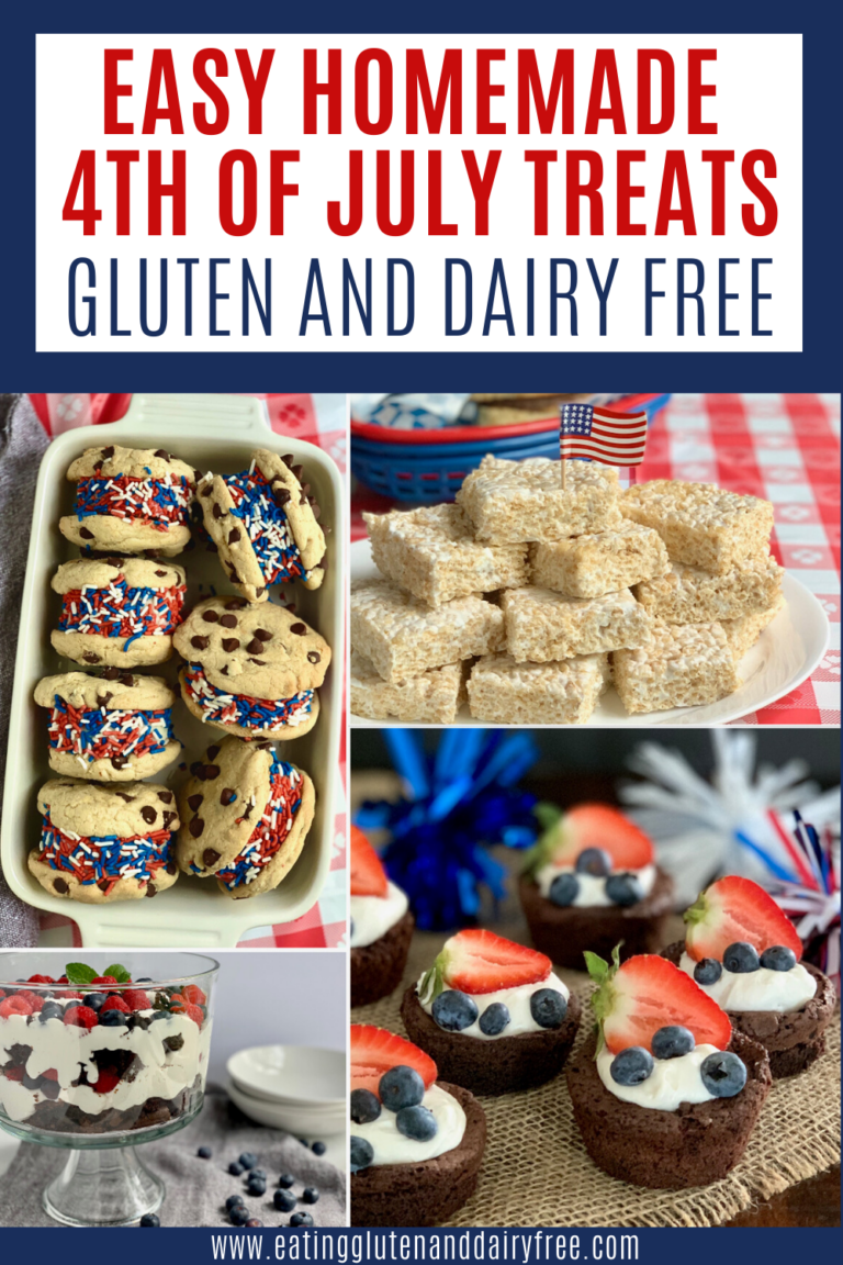 The Best 4th of July Gluten and Dairy Free Desserts
