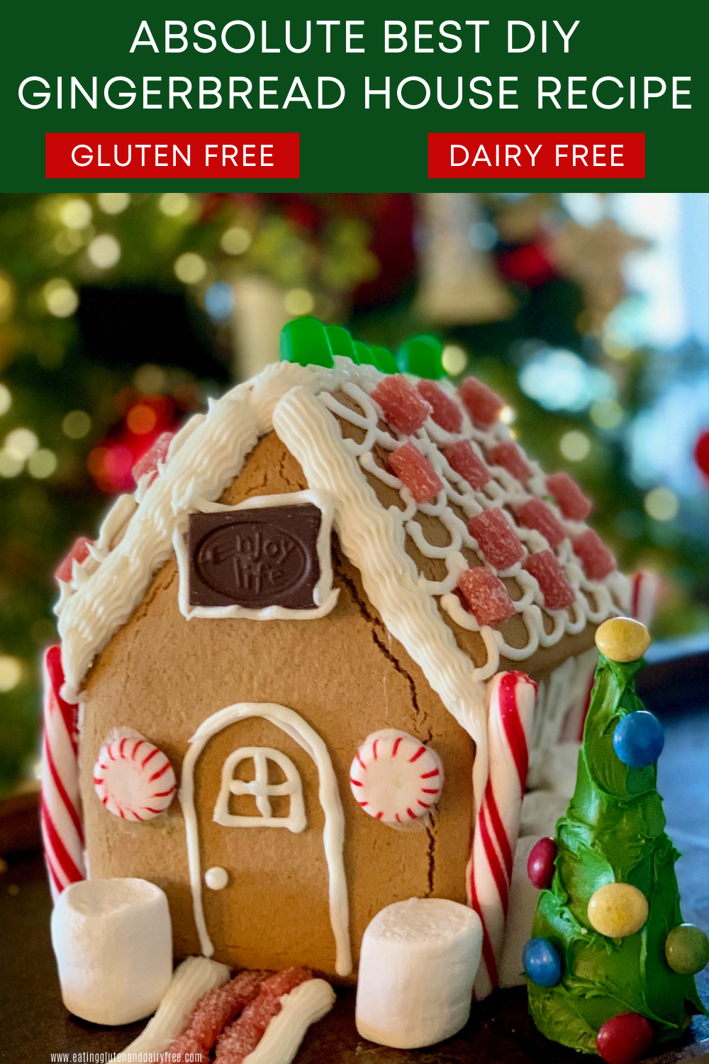 Gingerbread House Recipe - Eating Gluten and Dairy Free