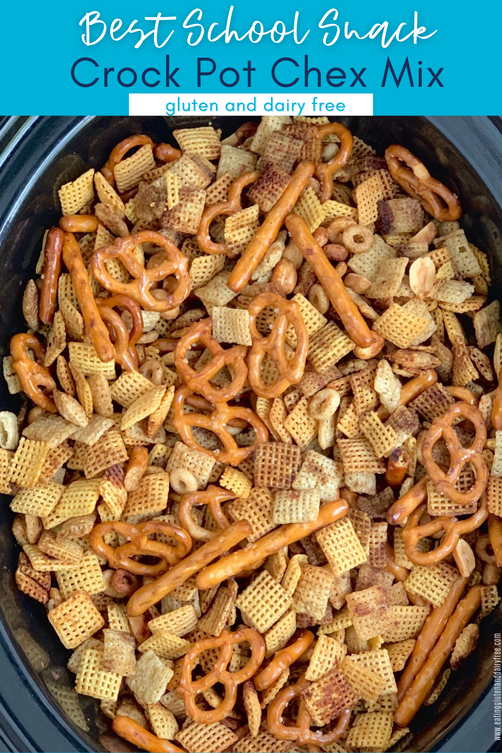Crunchy Crock-Pot Chex Mix