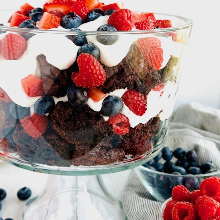 Your Irresistable Fruit Brownie Trifle