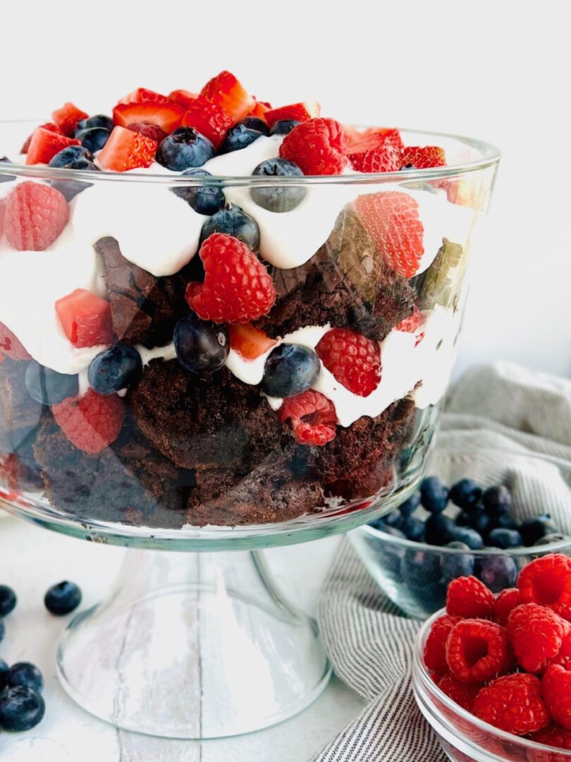 Your Irresistable Fruit Brownie Trifle
