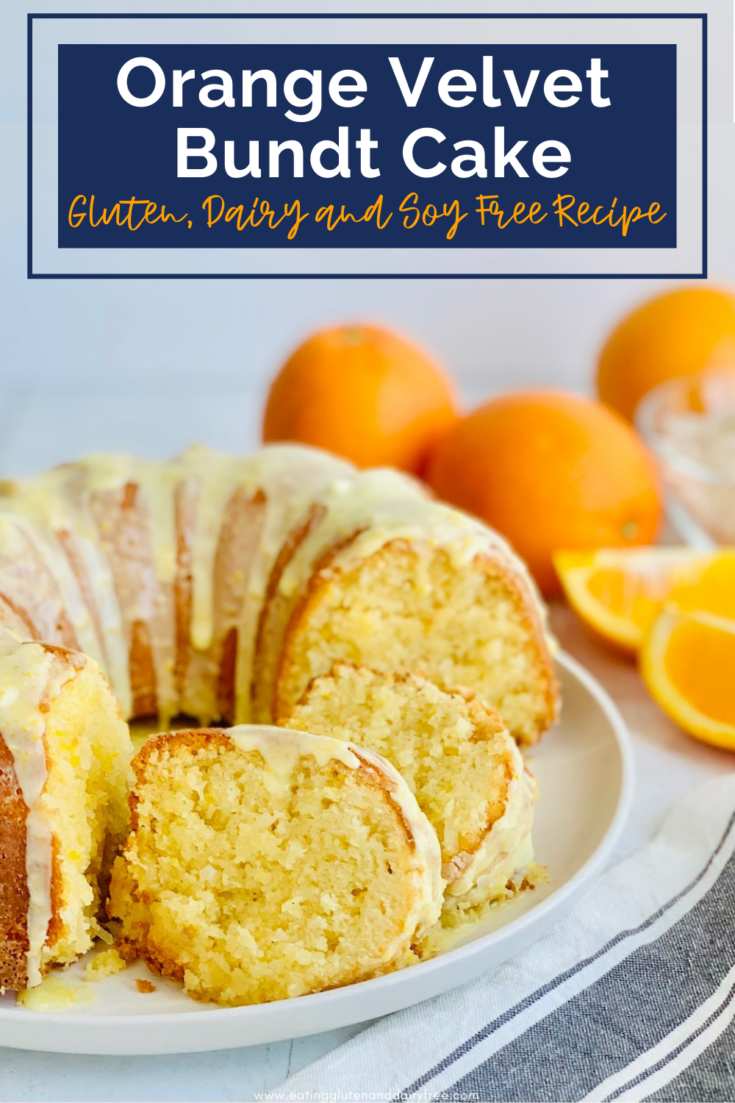 Orange Velvet Pound Cake
