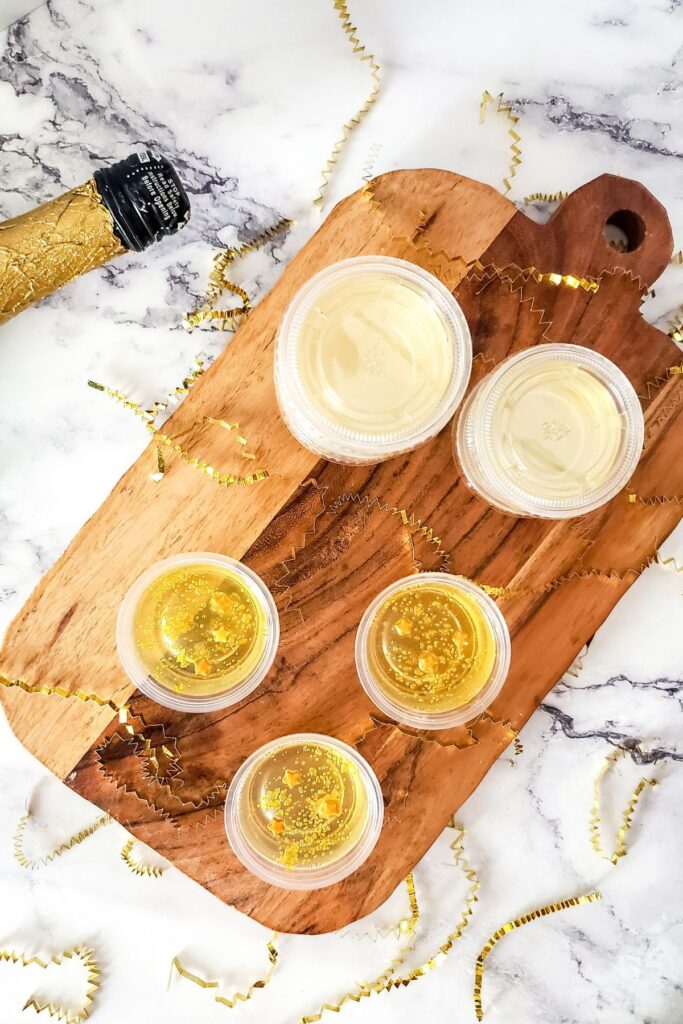 Champagne Jello Shots - Eating Gluten and Dairy Free