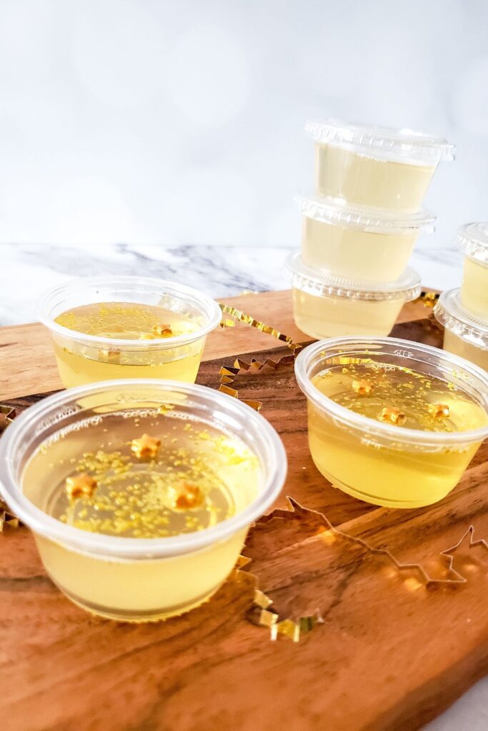 Champagne Jello Shots - Eating Gluten and Dairy Free