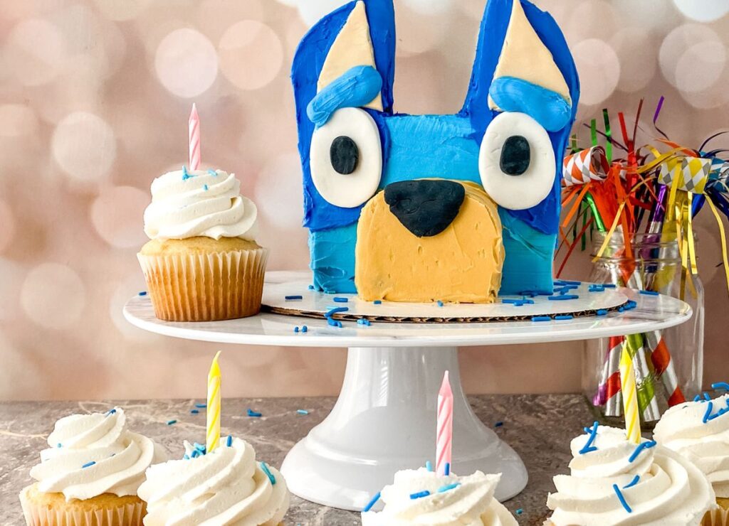 Bluey Cake Recipe (and SUPER easy Tutorial)
