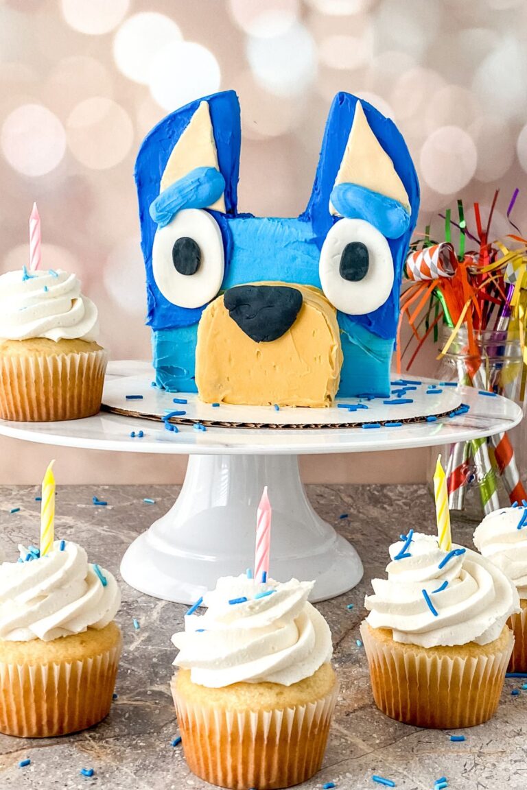 Bluey Cake Recipe (and SUPER easy Tutorial)