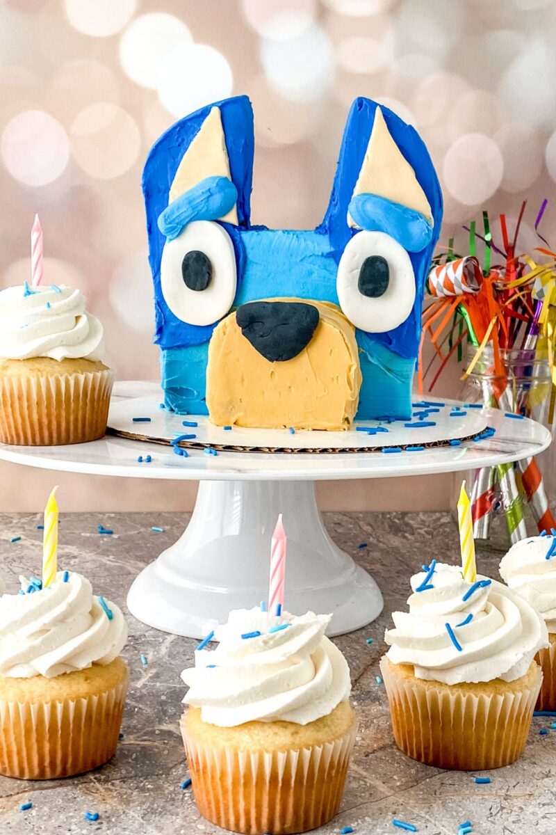 Bluey Cake Recipe (and SUPER easy Tutorial)