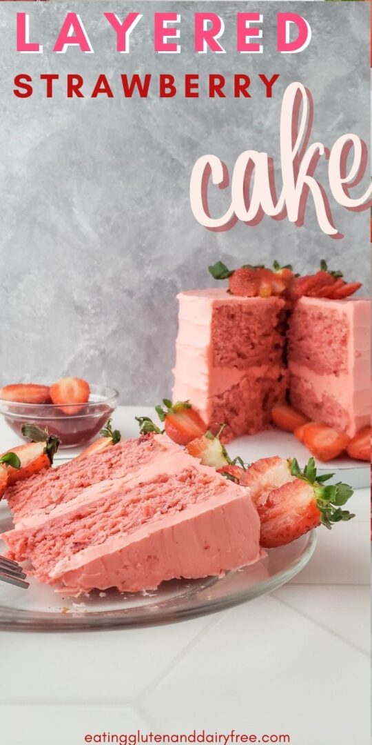 Layered Strawberry Cake