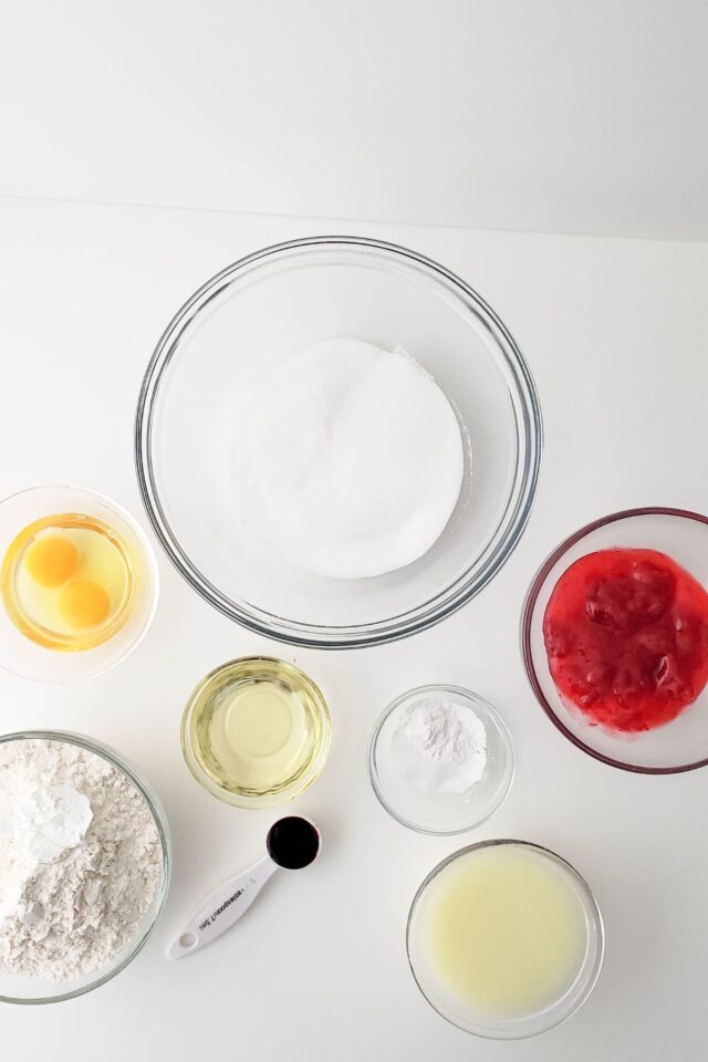 Layered Strawberry Cake