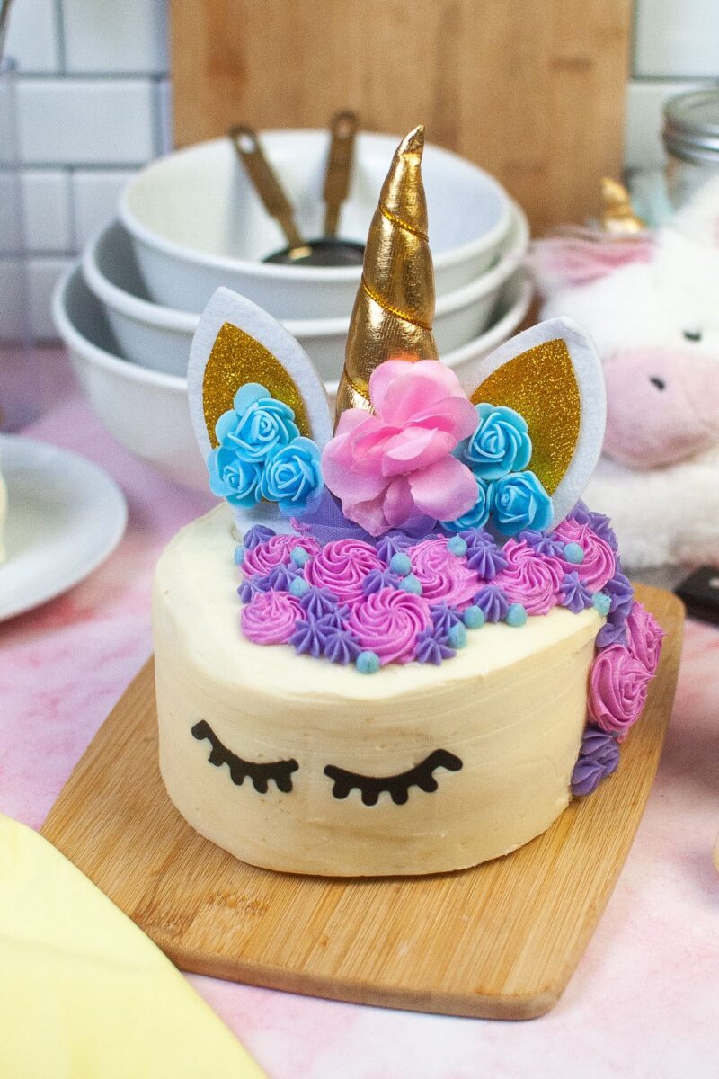 Unicorn Cake - Eating Gluten and Dairy Free